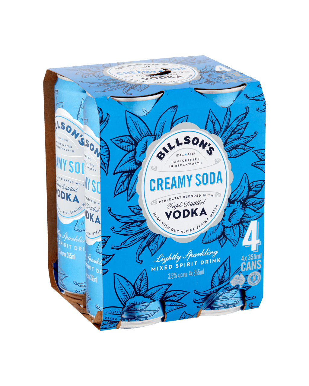 Billson's Vodka with Creamy Soda 355mL – Auzi Liquor