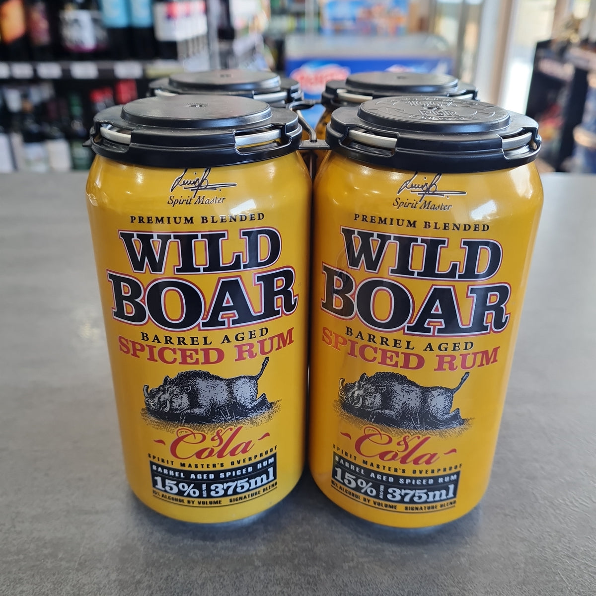 Wild Boar Spiced Rum & Cola 15% 375mL Can – Auzi Liquor
