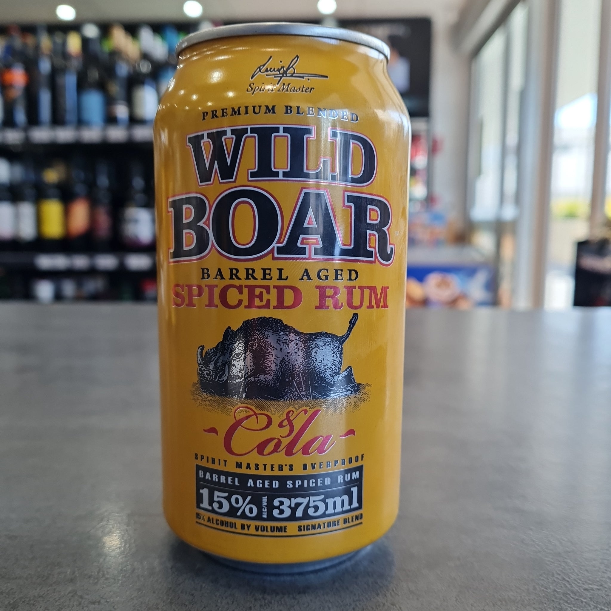 Wild Boar Spiced Rum & Cola 15% 375mL Can – Auzi Liquor