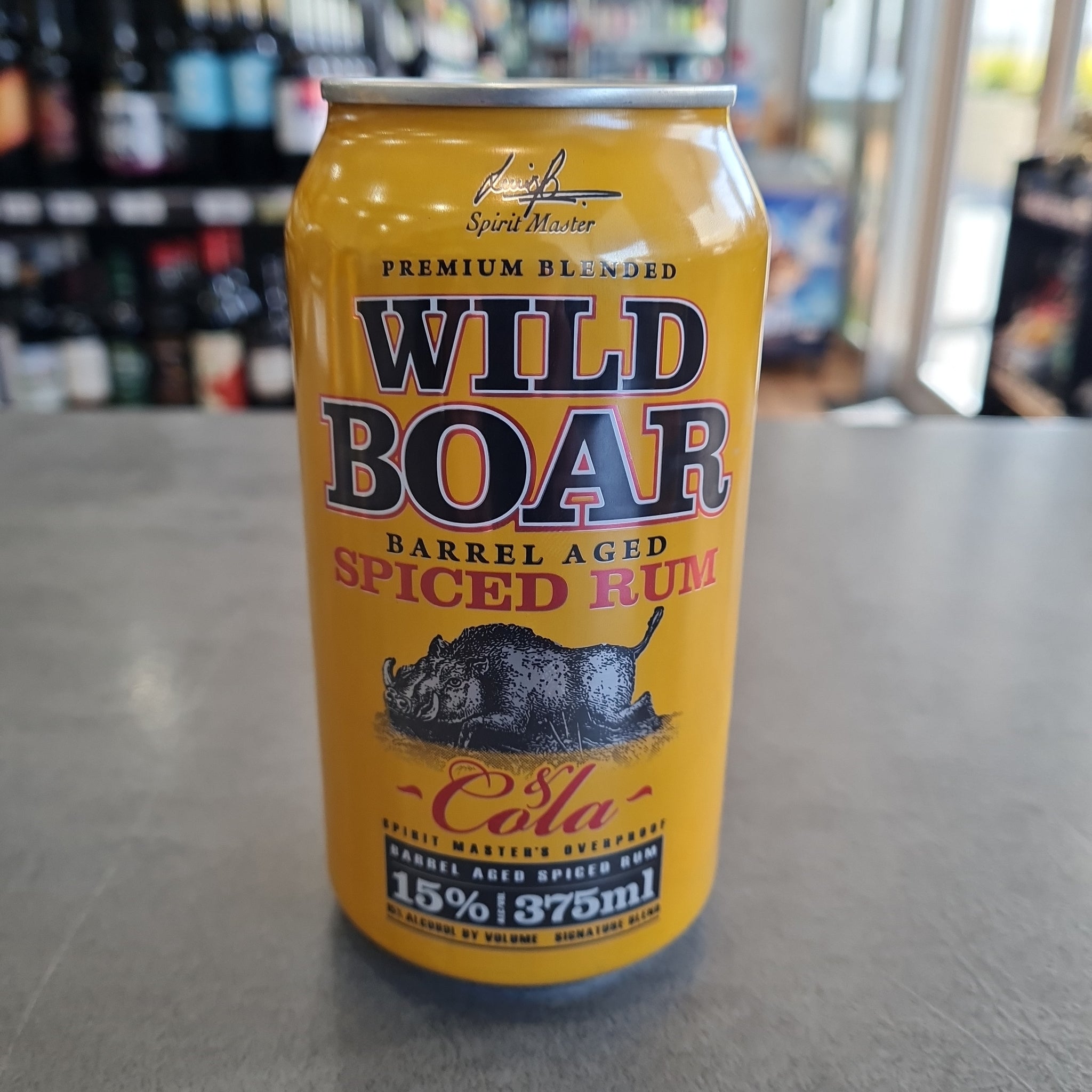 Wild Boar Spiced Rum & Cola 15% 375mL Can – Auzi Liquor