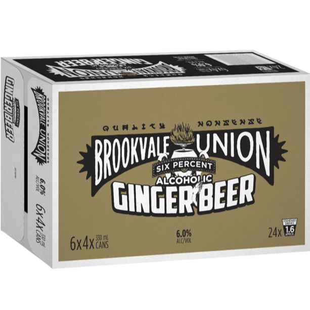 Brookvale Union Ginger Beer 6% 330mL Can – Auzi Liquor