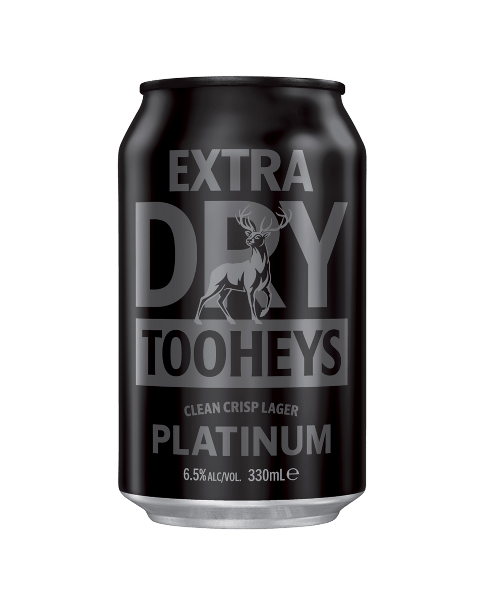 Toohey's Extra Dry 6.5% Platinum Cans 330mL – Auzi Liquor