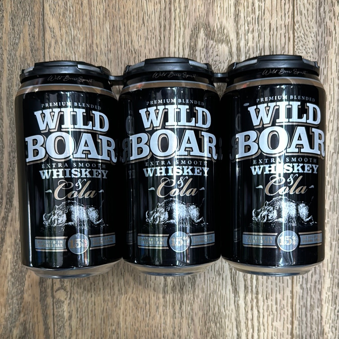 Wild Boar Extra Smooth Whisky & Cola 15% 375mL CAN – Auzi Liquor
