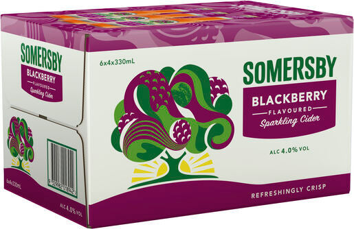 Somersby Blackberry Sparkling Cider 330ml Bottle – Auzi Liquor