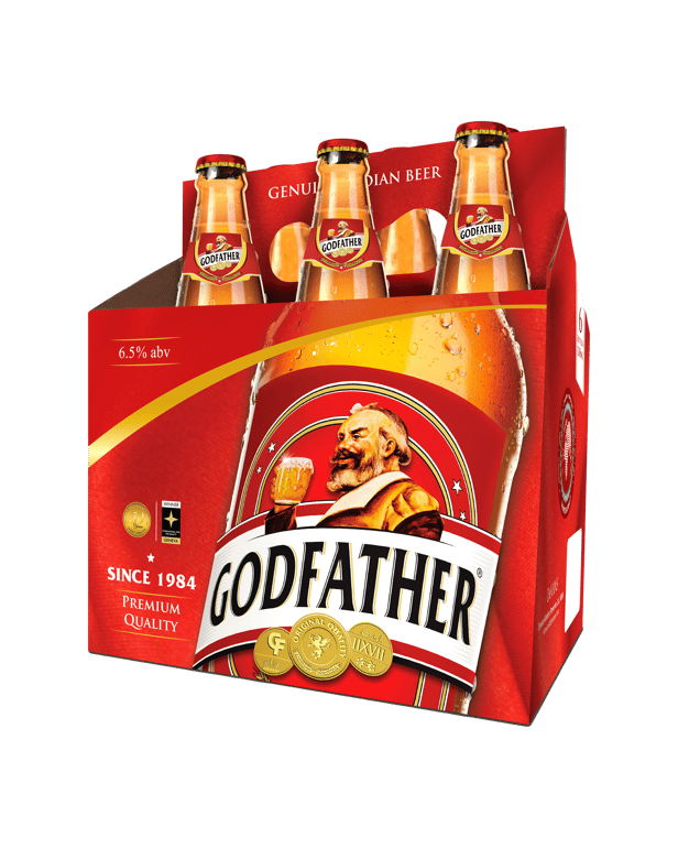 Godfather Strong Beer Bottles 8% - 330 ml – Auzi Liquor