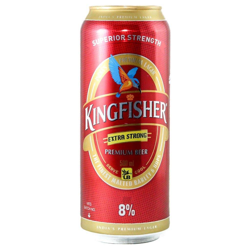 Kingfisher Extra Strong Beer Cans 8% 500ml – Auzi Liquor