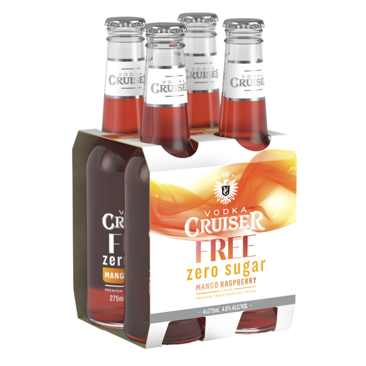 Vodka Cruiser ZERO sugar Mango raspberry 275mL – Auzi Liquor