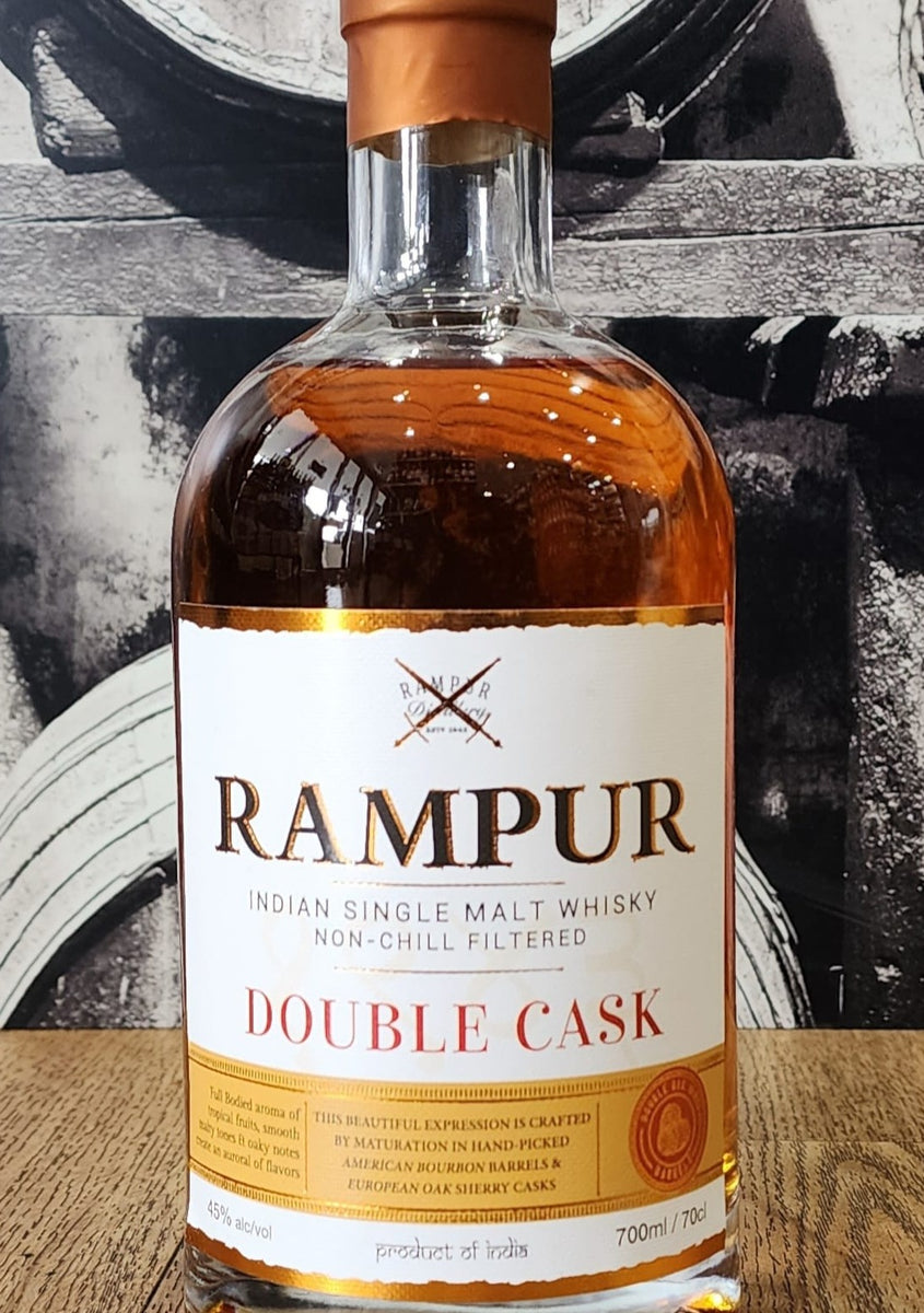 Rampur Double Cask Single Malt Whisky 700 ml – Auzi Liquor