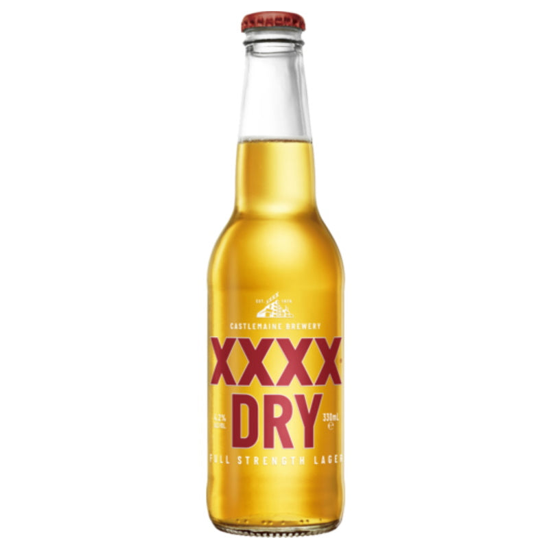 XXXX Dry 4.2% 330mL-Bottle – Auzi Liquor