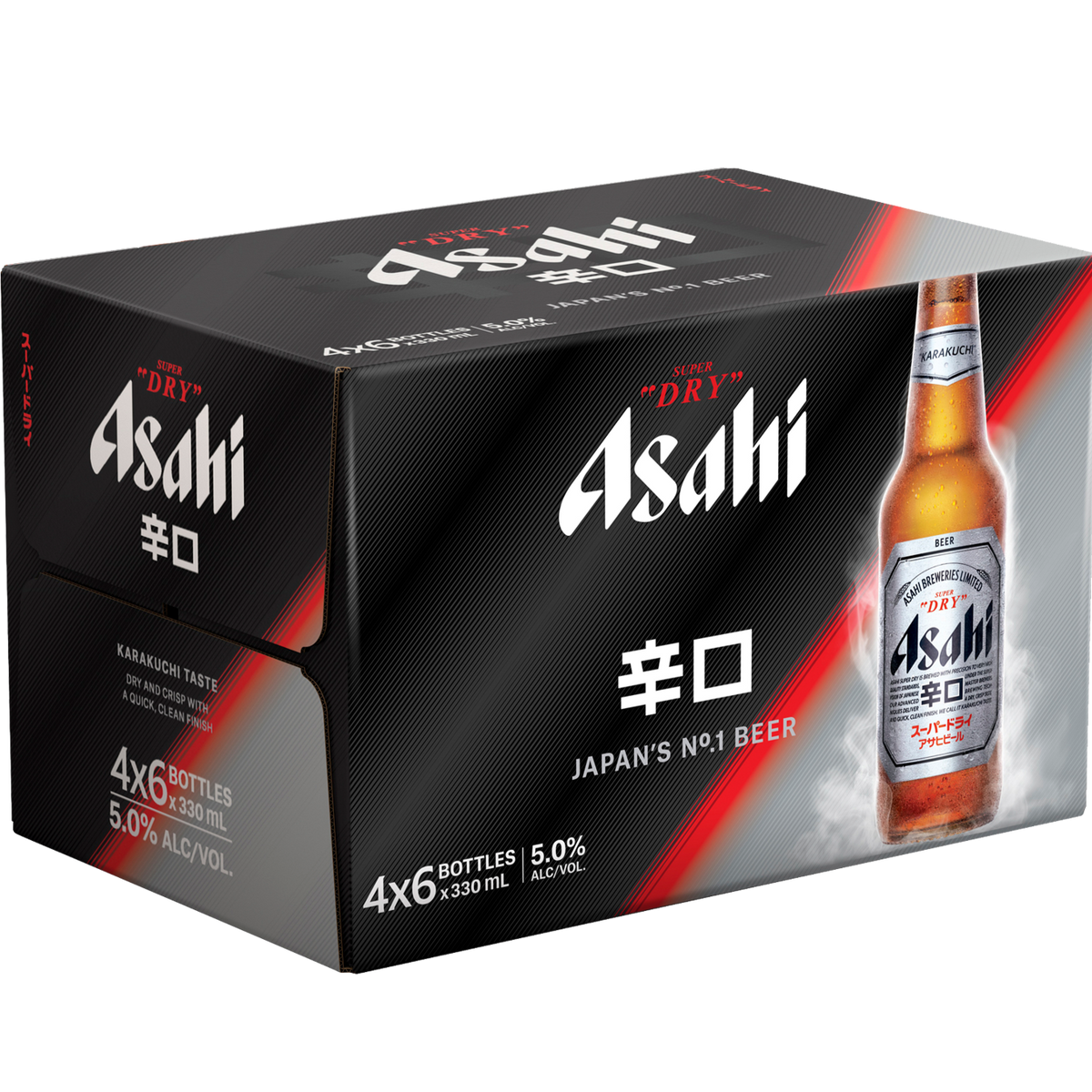 Buy Cheapest Asahi Super Dry Bottles 5% 330mL from Auziliquor – Auzi Liquor