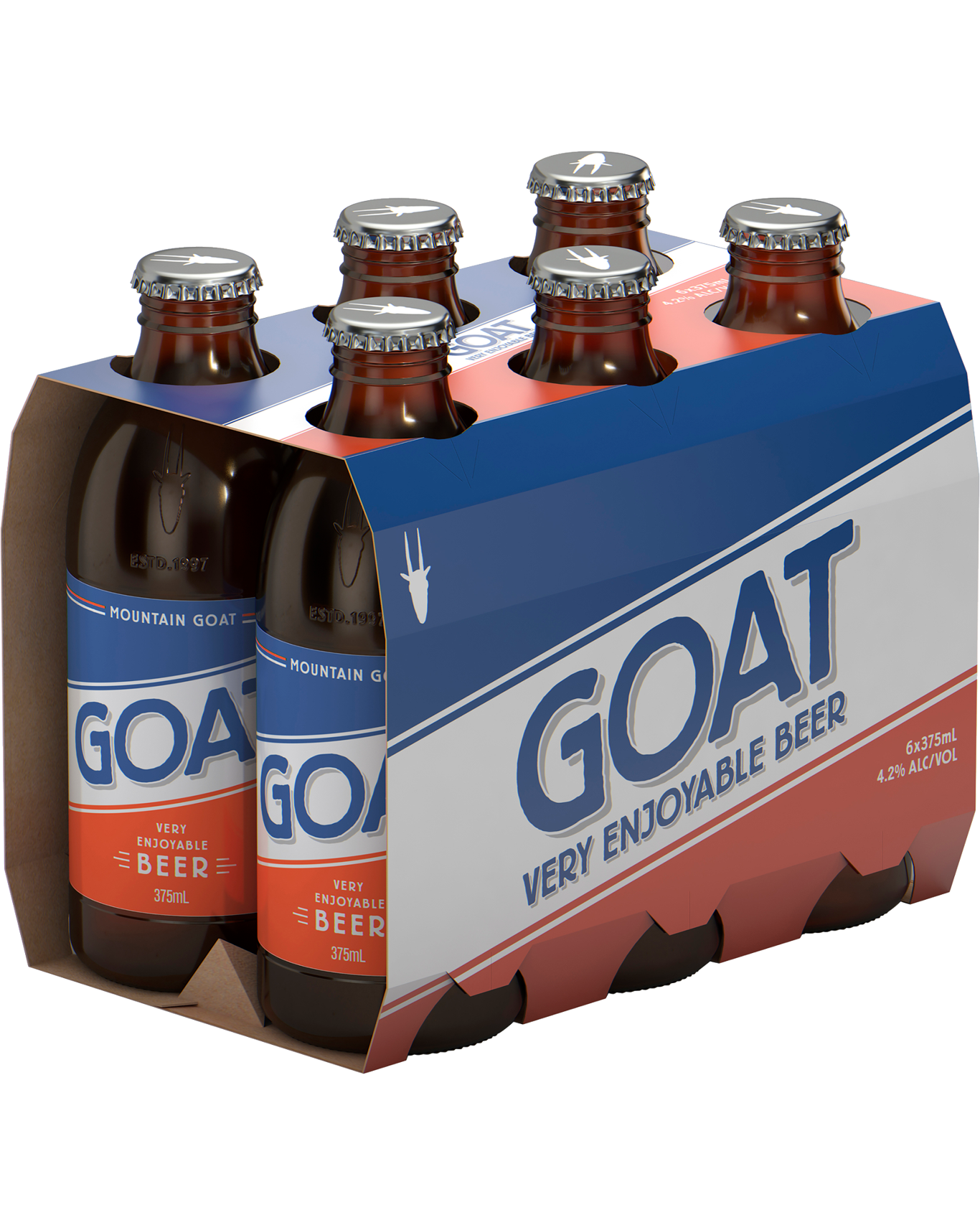 Mountain Goat Very Enjoyable Beer Bottles 375mL – Auzi Liquor