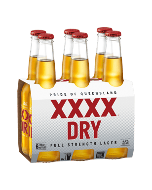 XXXX Dry 4.2% 330mL-Bottle – Auzi Liquor